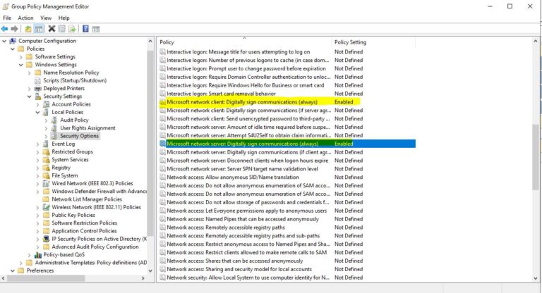 SMB Ataklarına Karşı Önlemler