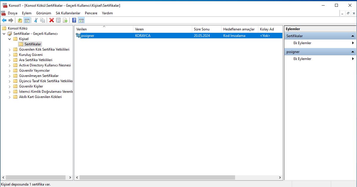 Active Directory Powershell Signing - Active Directory