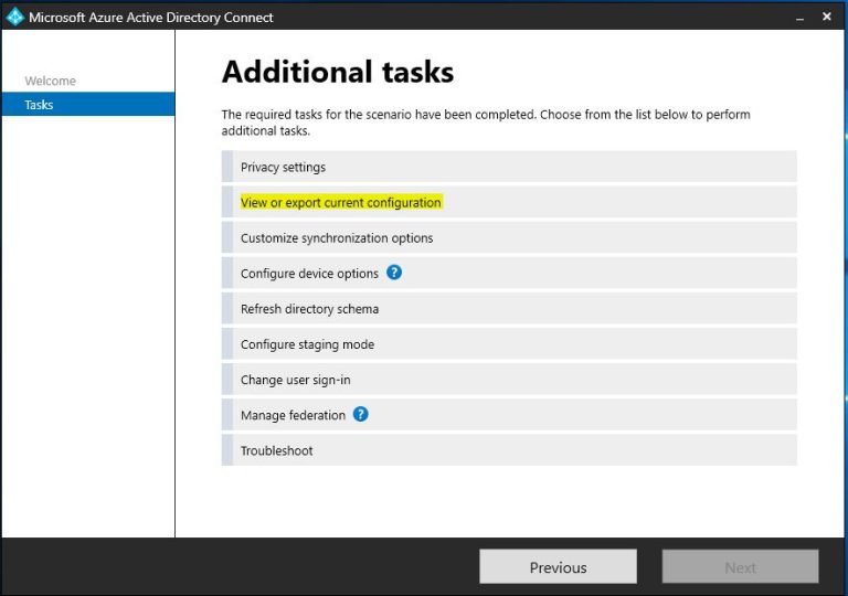 Azure AD Connect Staging Mode -AD and Microsoft Entra ID