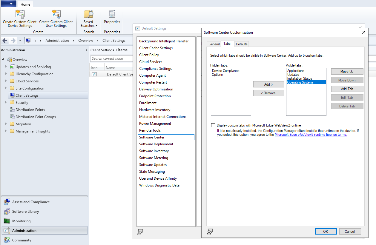 SCCM Client Setting Task Sequence - Hidden -SCCM SCCM Client Setting Task Sequence - Hidden -SCCM