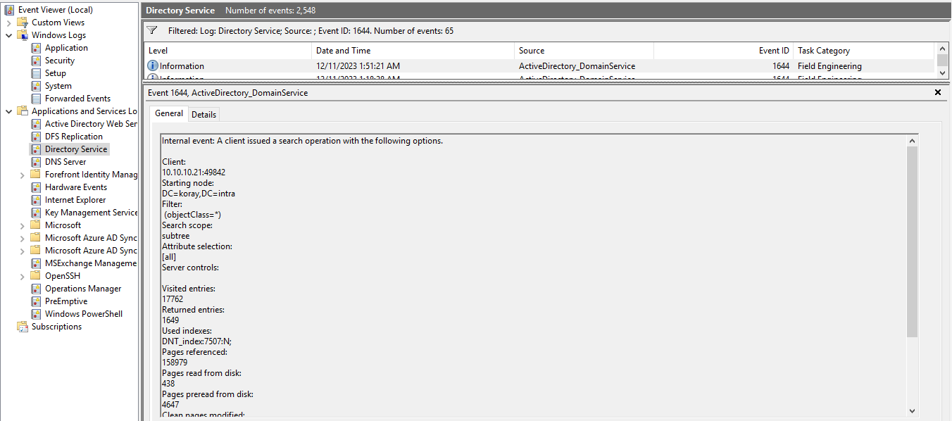 LDAP Detailed Analysis-Active Directory-LDAP-Query Analysis